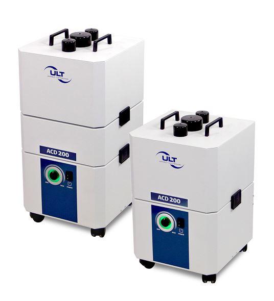 ULT 200.1 fume extraction devices can be equipped with different filter ...