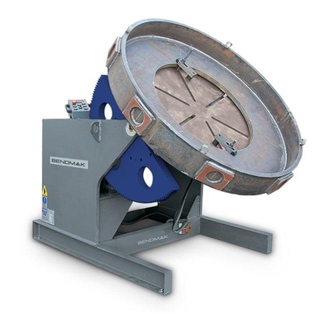 Weld positioners handle heavy loads with smooth rotation