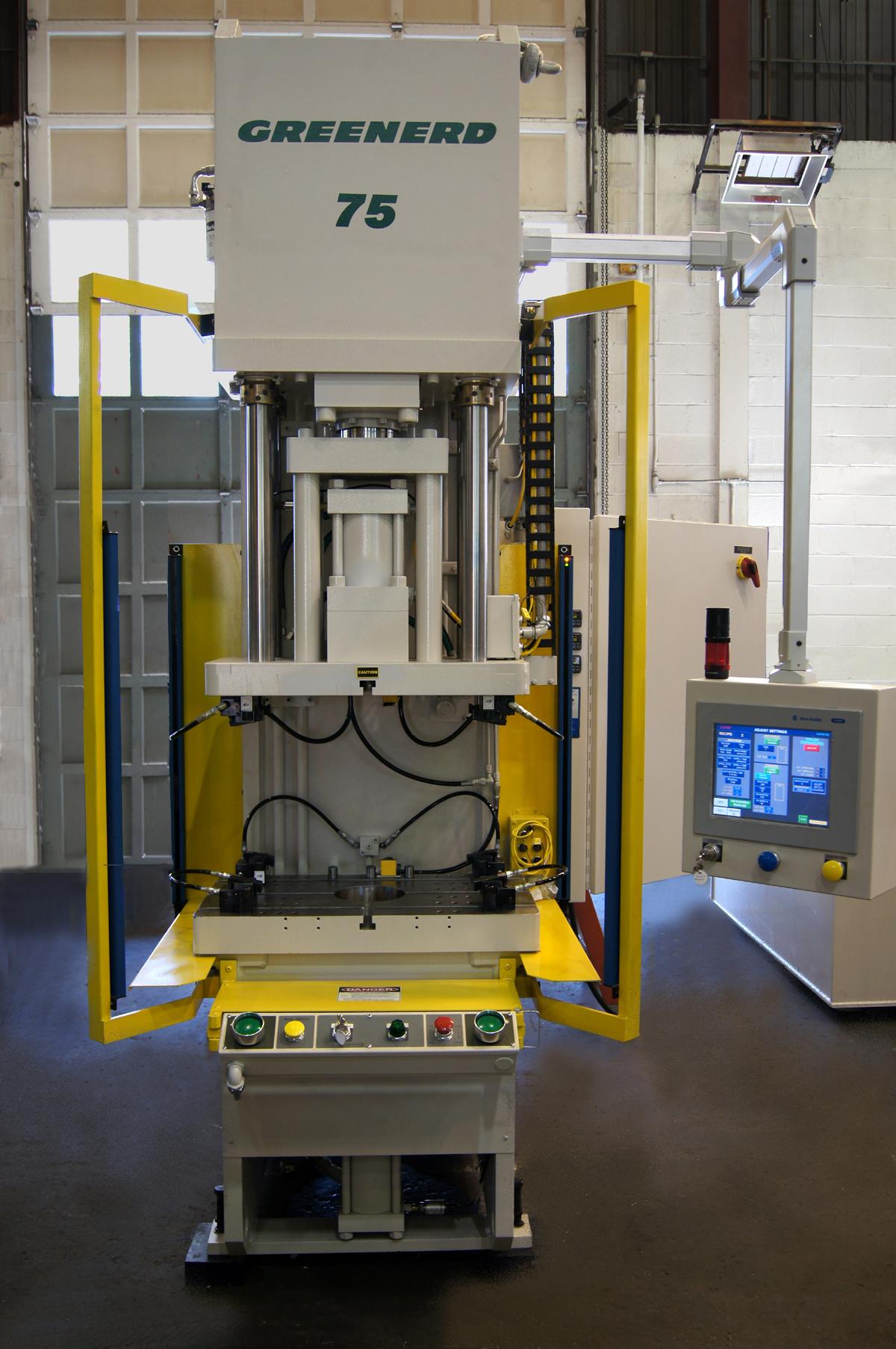 Greenerd Hydraulic builds custom forming press for medical applications