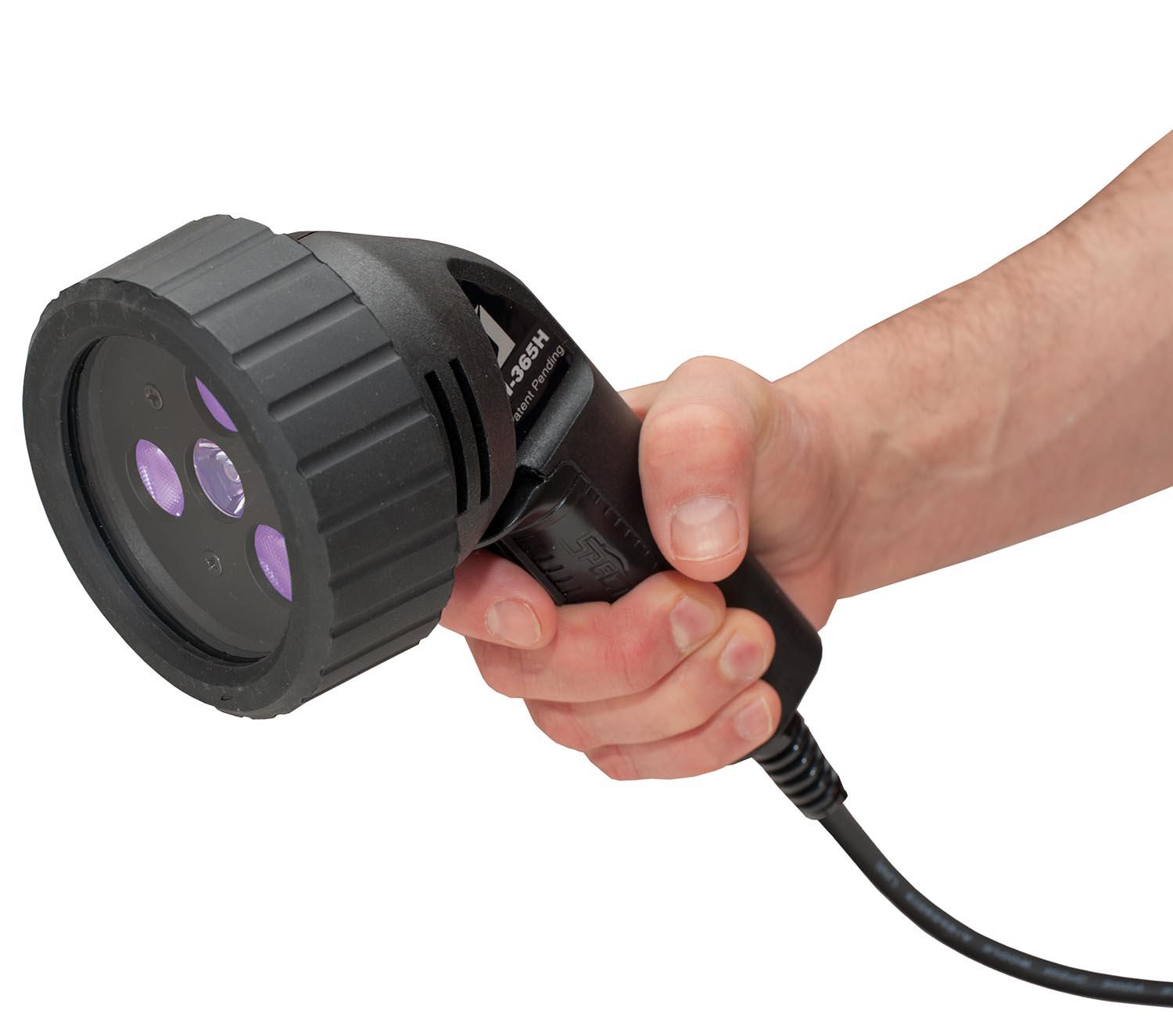 Multi-LED, broad-beam UV-A lamps for NDT inspection