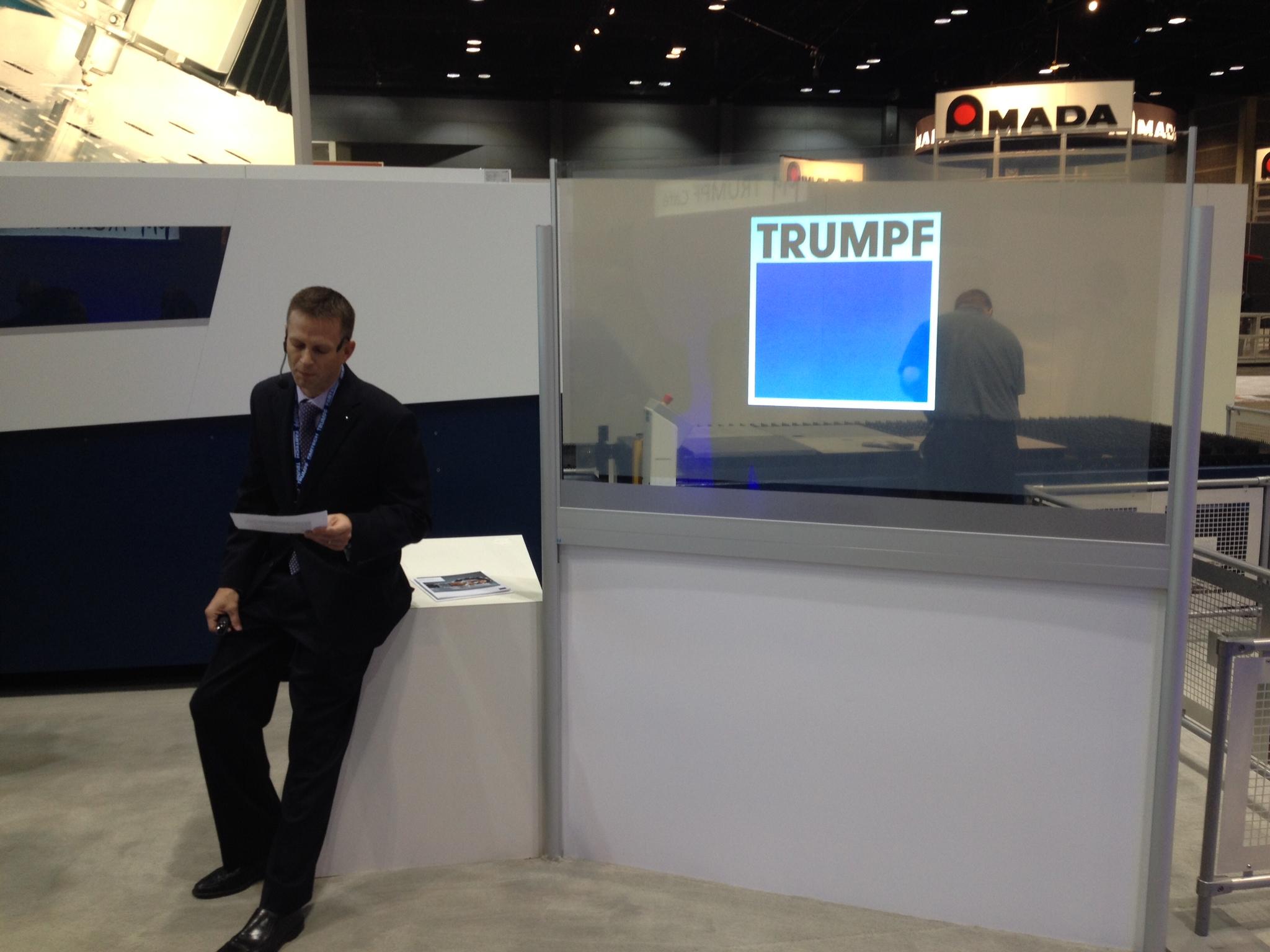 TRUMPF introduces new equipment at FABTECH 2013