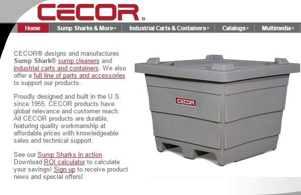 CECOR has updated its website and catalogs