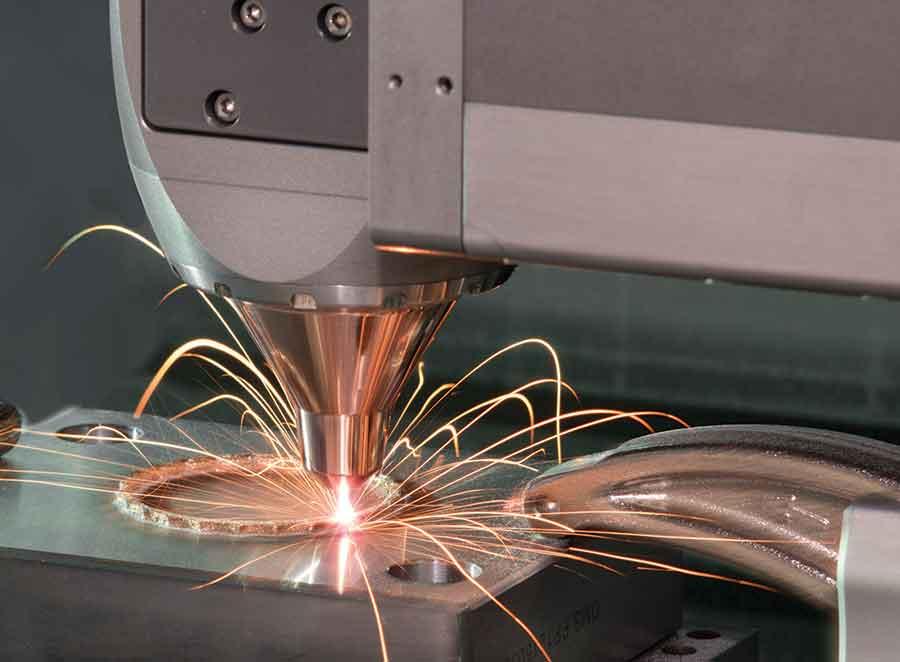 Hybrid system enables both additive and subtractive machining