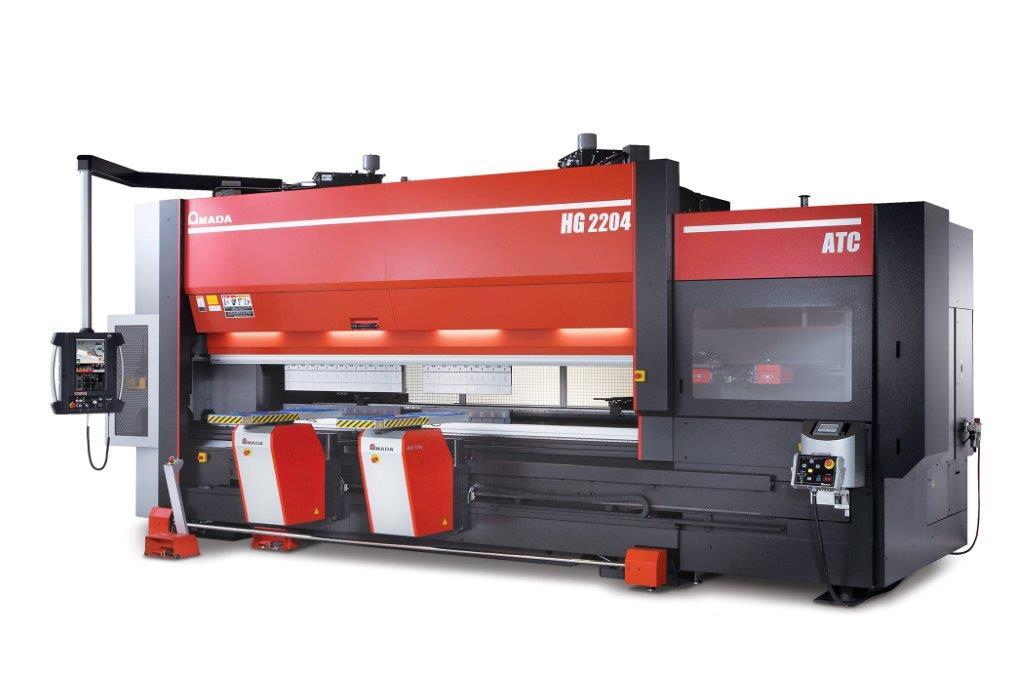 Press brake delivers high-tonnage bending with automatic tool change