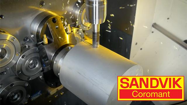 Sandvik - Milling a robot head